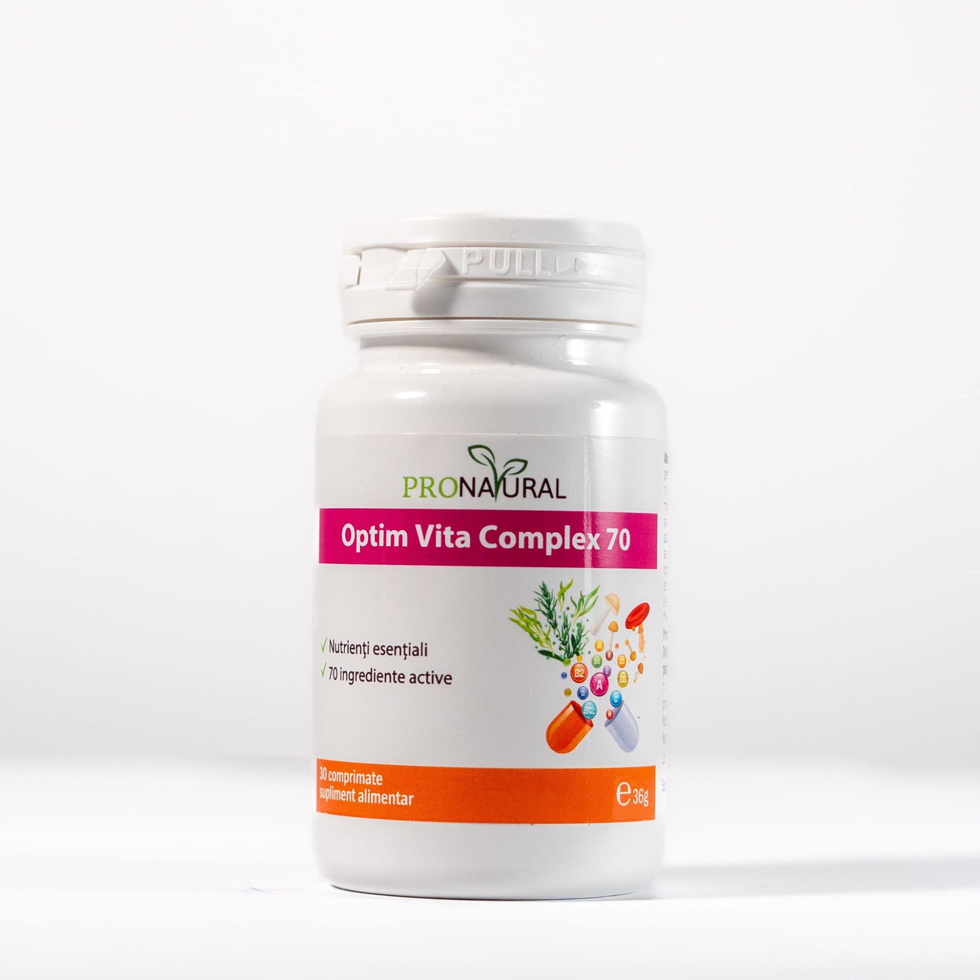 Supliment alimentar multivitamine, Pro Natural, Optim Vita Complex 70 ...