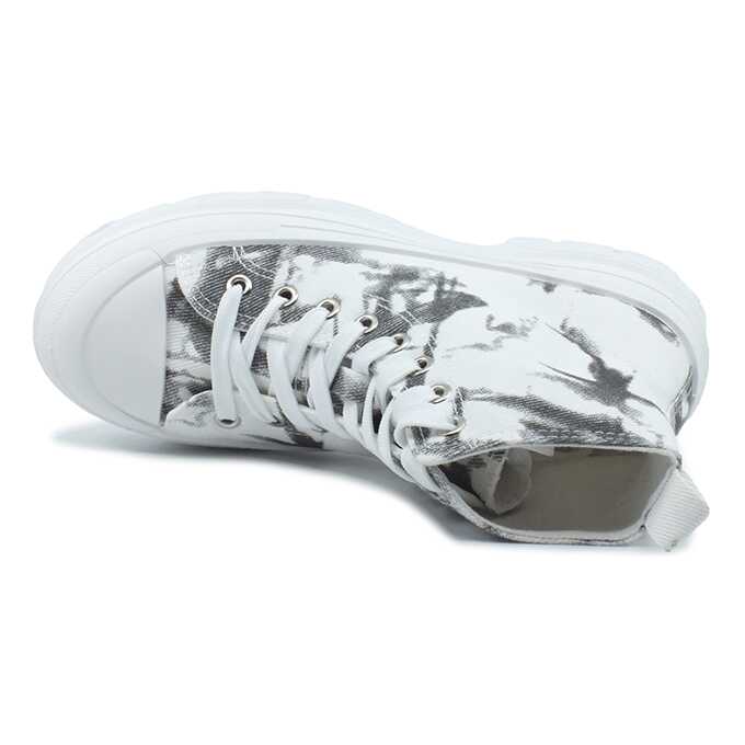 Tenisi inalti pentru femei, Fashion, cu talpa groasa si usoare, cu ...