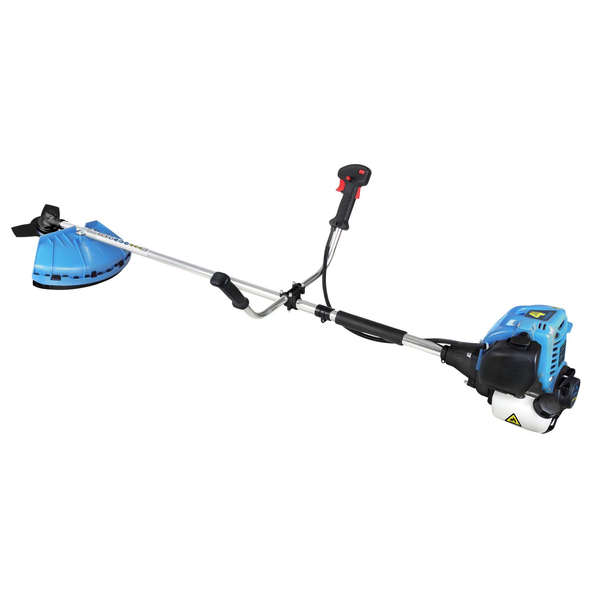Motocoasa pe benzina, 4 timpi, 6.8 CP, 62.8 CC, tambur cu fir si disc ...