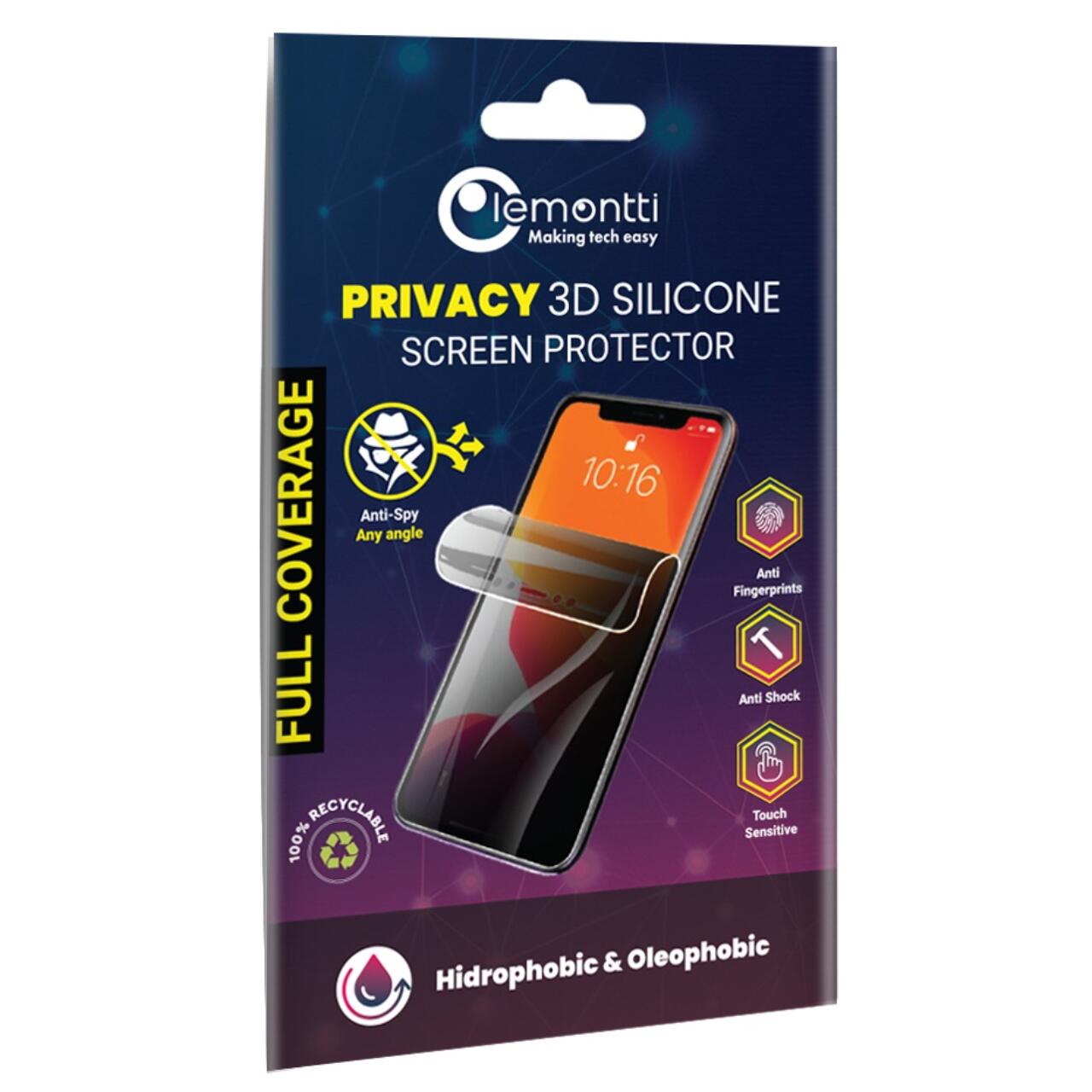 Silicon Lemontti Privacy филм, съвместим със Samsung Galaxy A35 - eMAG.bg