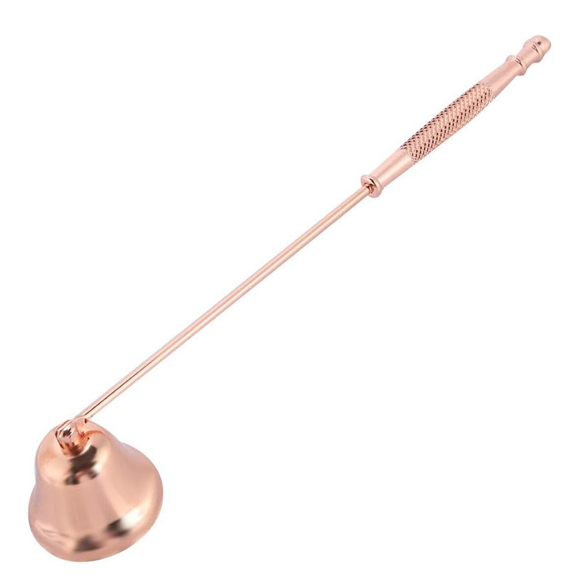 Stingator lumanare, QttvbTna, Inox, 21 cm, Auriu Roz - eMAG.ro