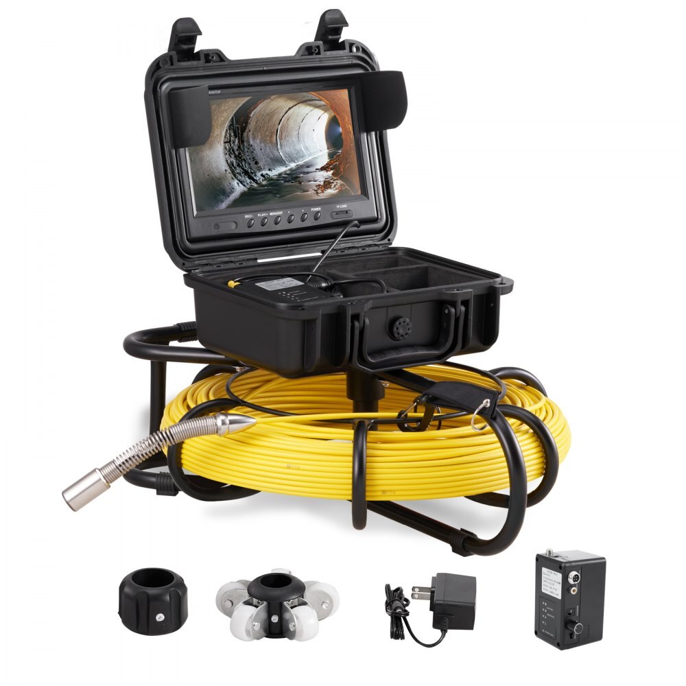 Camera de Inspectie pentru Conducte, Canalizare, Cablu Semirigid de 91. ...