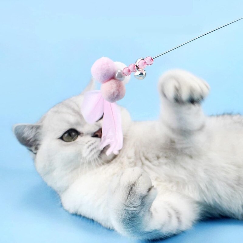 Set de 4 Jucarii interactive pentru pisici, roz - eMAG.ro