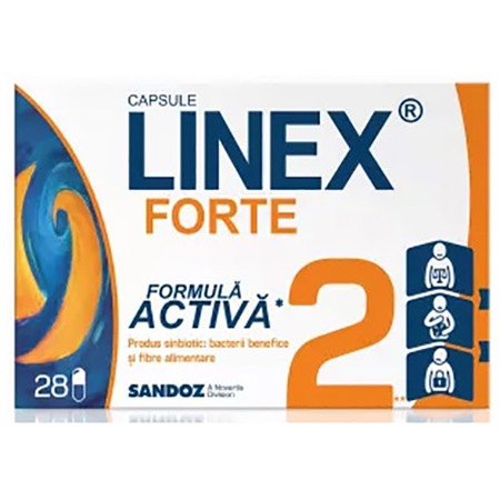 Linex Forte 60mg, Sandoz, 28 capsule - eMAG.ro