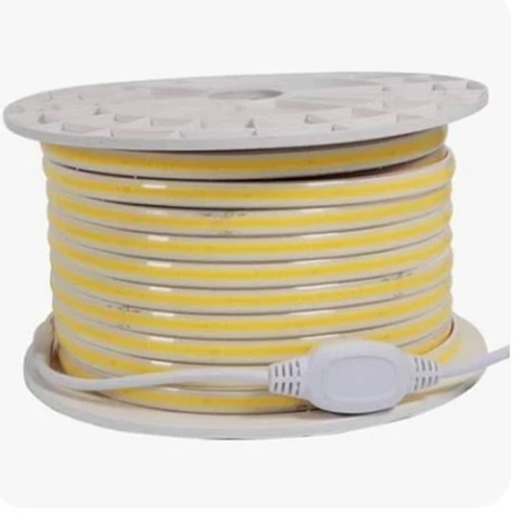 Kit Banda LED COB 220V, FlexiLum220, 360W 36000Lm, 3000K, 30M cu ...