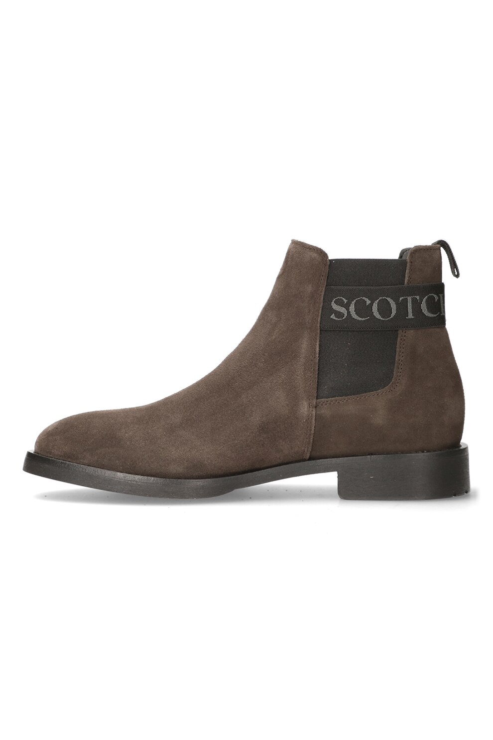 Scotch & Soda, Ghete Chelsea de piele intoarsa, Maro fango, 43 - eMAG.ro
