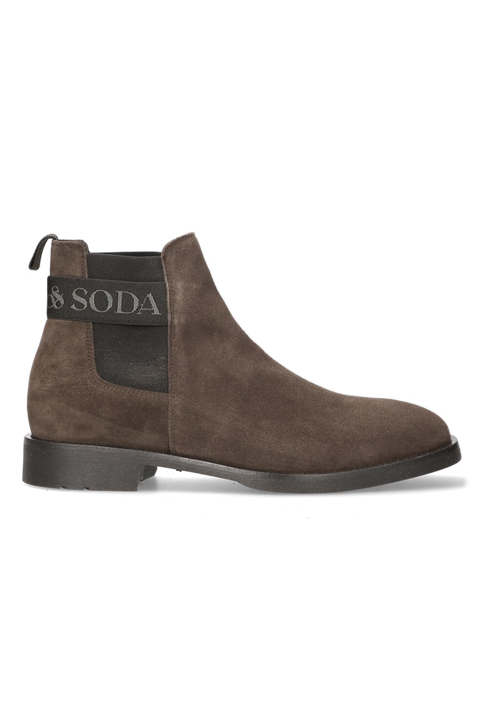 Scotch & Soda, Ghete Chelsea de piele intoarsa, Maro fango, 43 - eMAG.ro