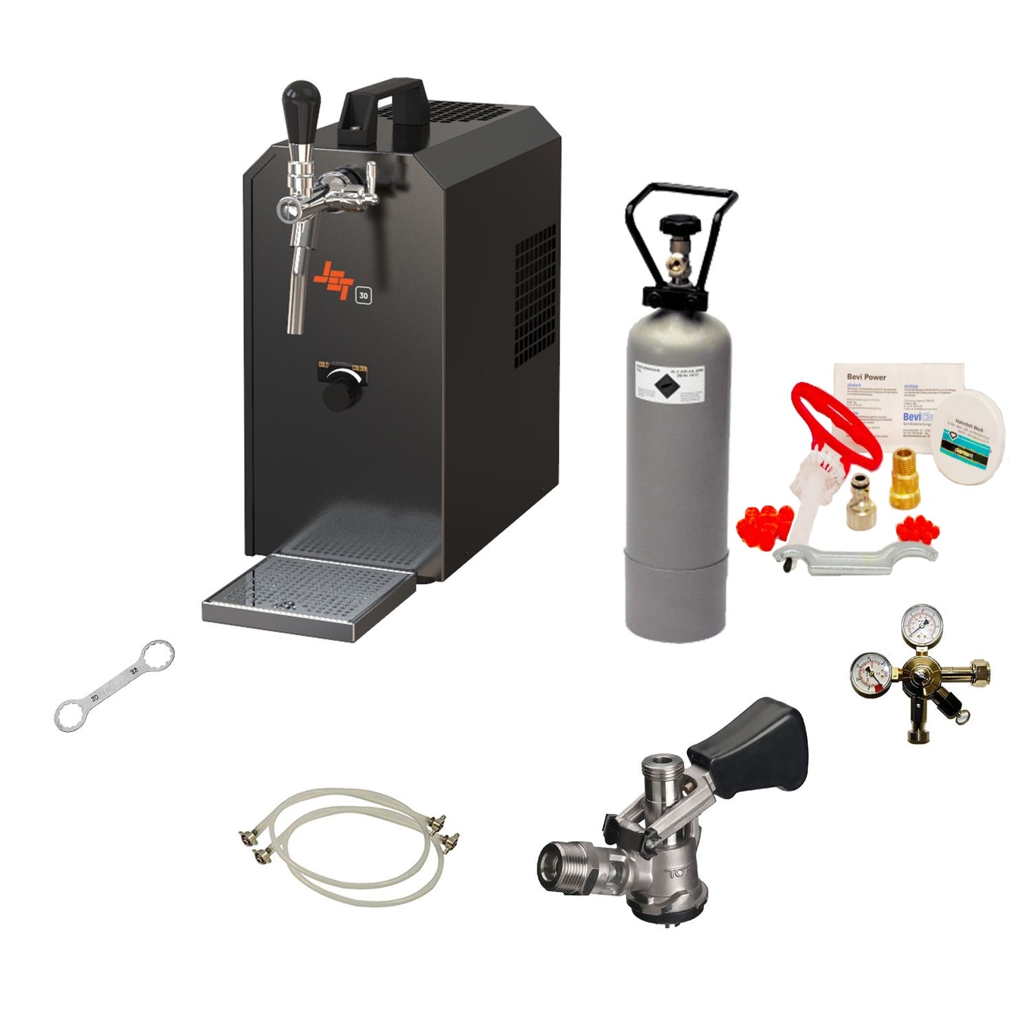 Set complete - dozator bere JET 30, cu flux de racire uscata, cu 1 ...