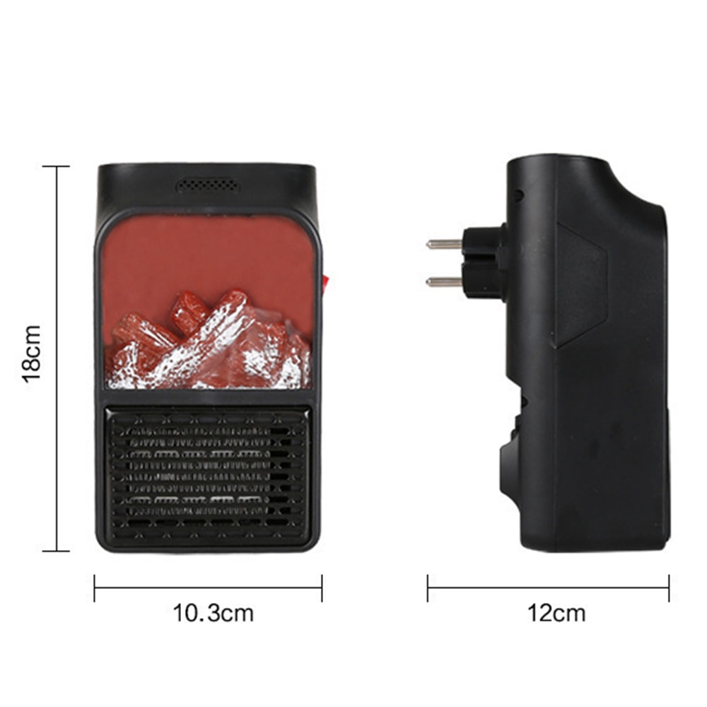 Incalzitor portabil de masa, Mmgoqqt, efect flacara 3D, consum redus ...
