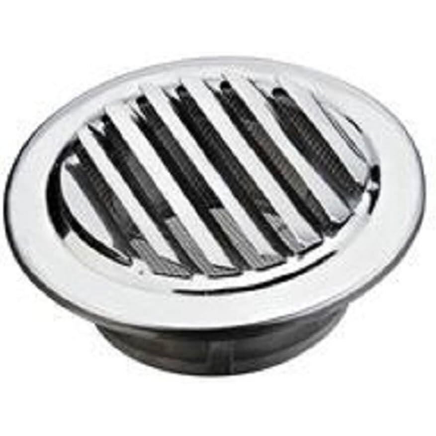 Grilaj de ventilatie rotund din otel inoxidabil, 80mm/100mm/120mm, cu ...