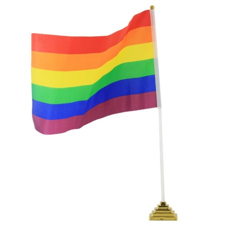 Steag de masa, Pride, Tematica LGBT, 20.5x14cm, Multicolor - eMAG.ro