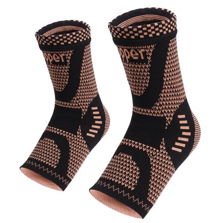 Set 2 bucati Sosete Compresive cu Fir de Cupru ASKSA®, pentru Alinarea ...