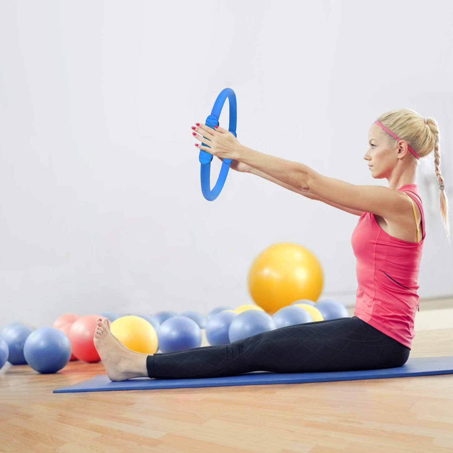 Body Sport Fitness Dual Grip Magic Circle, inel portabil usor de ...