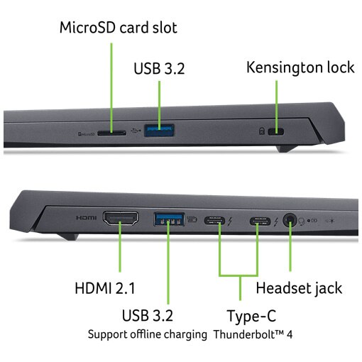 Laptop Acer Swift X 14 OLED SFX14-72G-5043 cu procesor Intel® Core ...