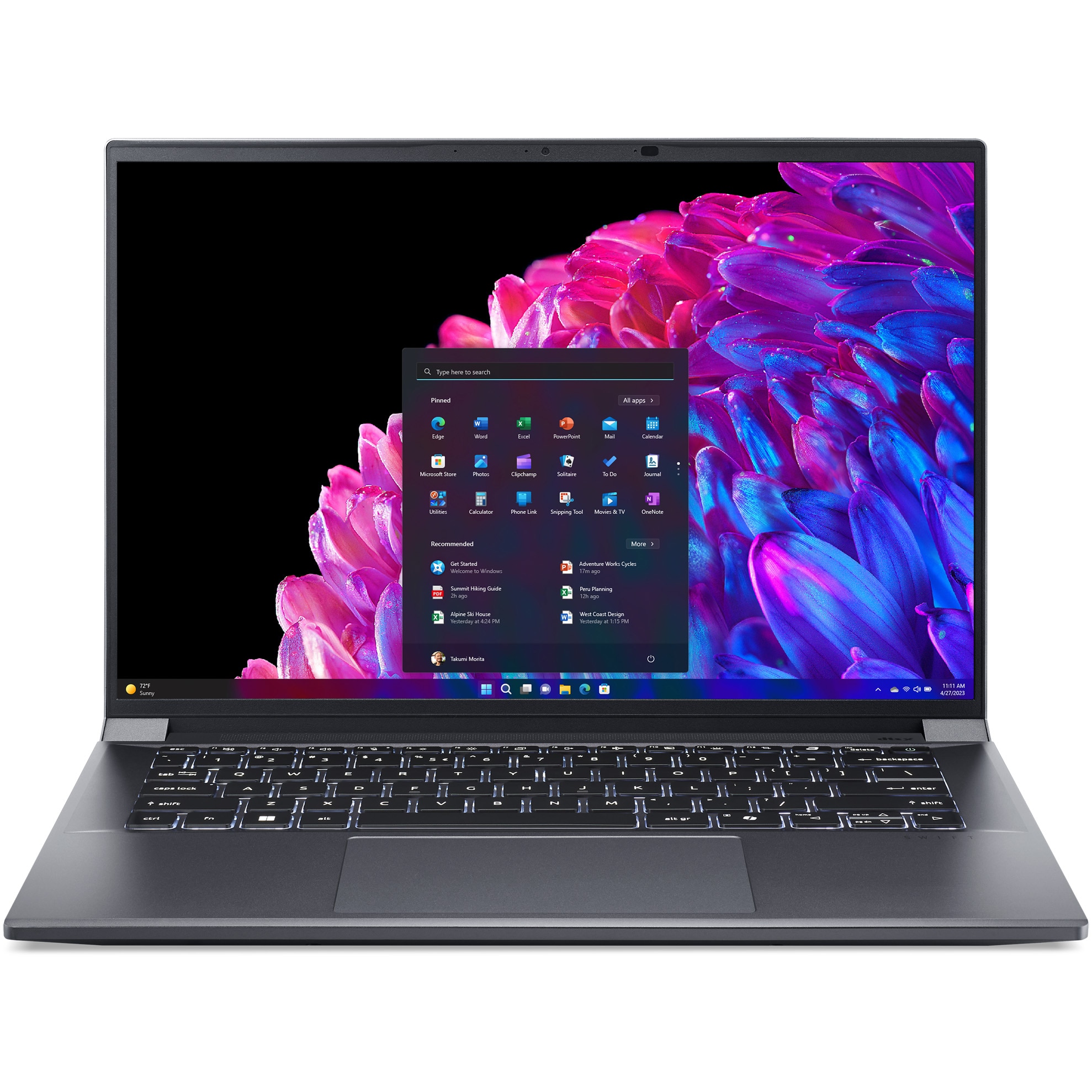 Laptop Acer Swift X 14 OLED SFX14-72G-5043 cu procesor Intel® Core ...