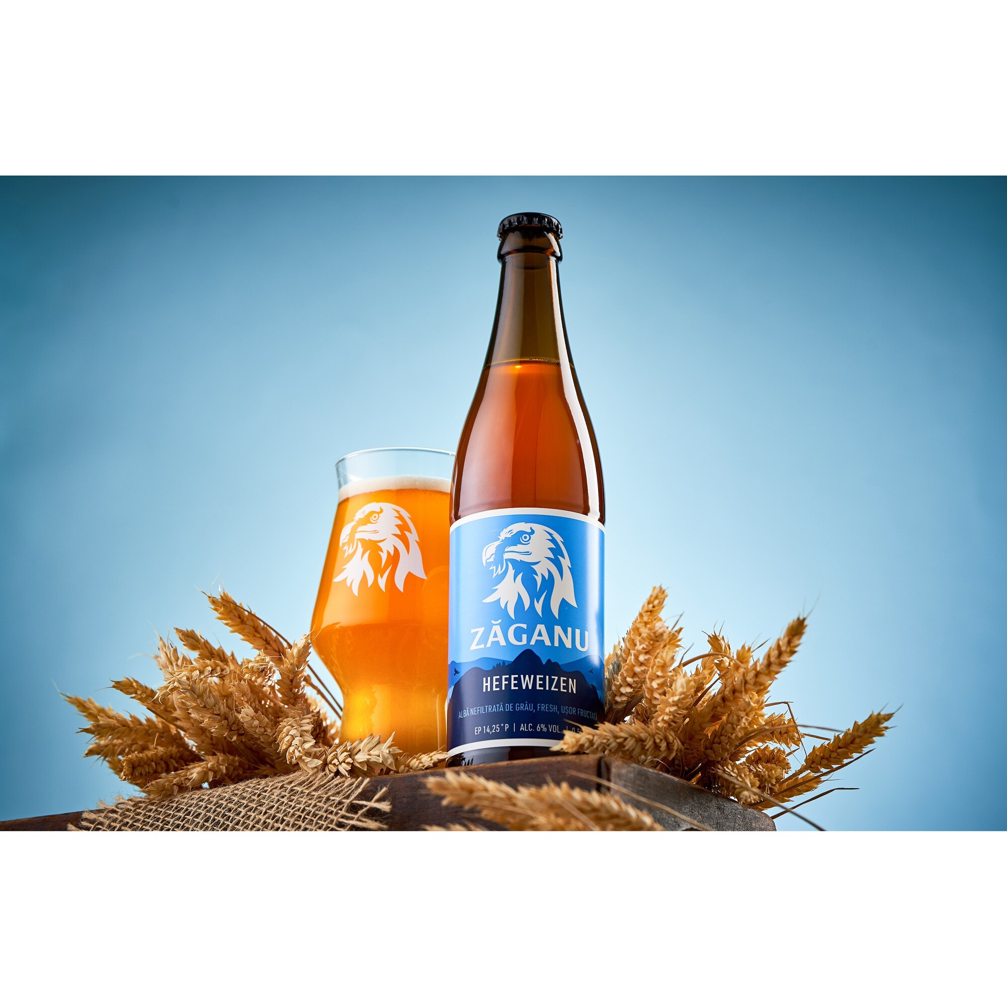 Zaganu Hefeweizen Bere Artizanala (Alba Nefiltrata de grau) 0.5L - eMAG.ro