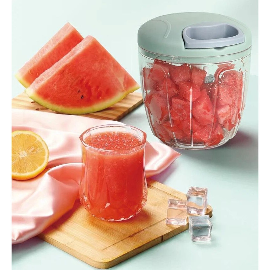 Tocator Manual pentru Legume si Fructe, capacitate 900 ml, 5 Lame din ...