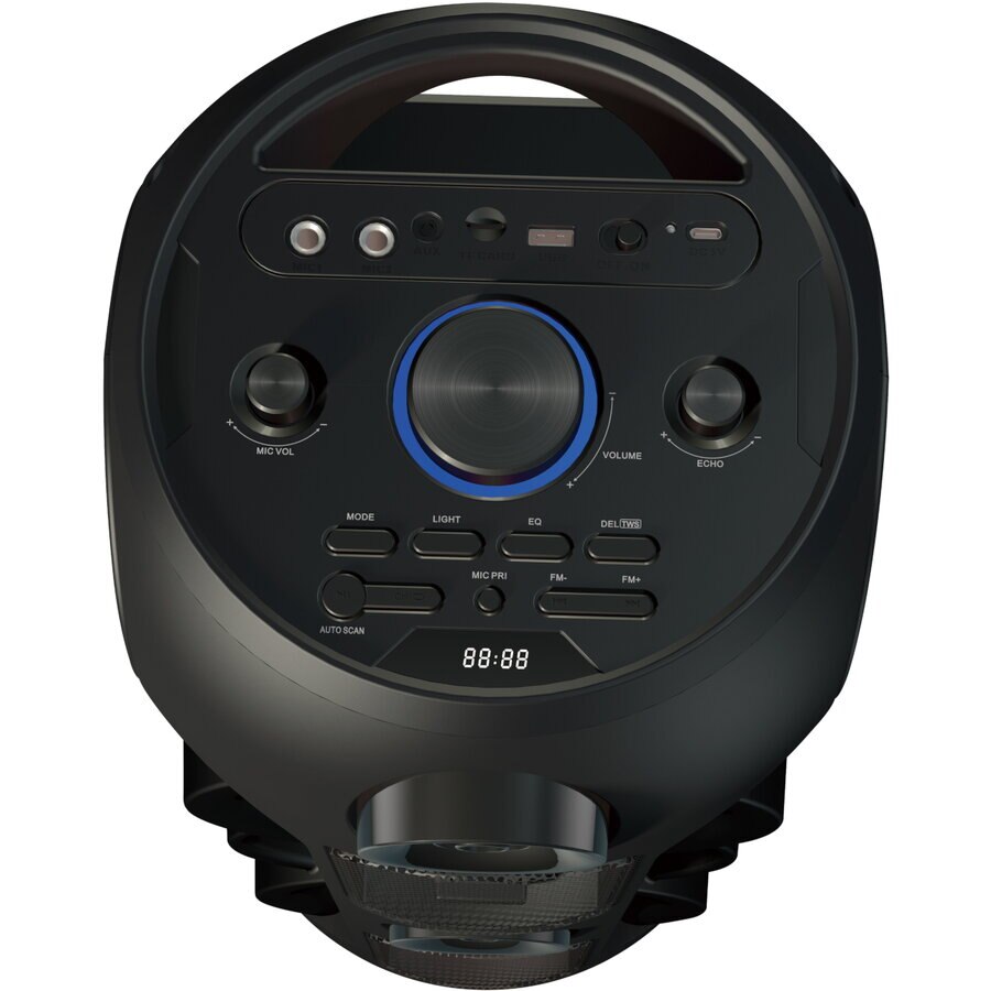 Boxa Portabila Akai Party Speaker 370, 60W, Radio, USB, micro-SD, Negru ...