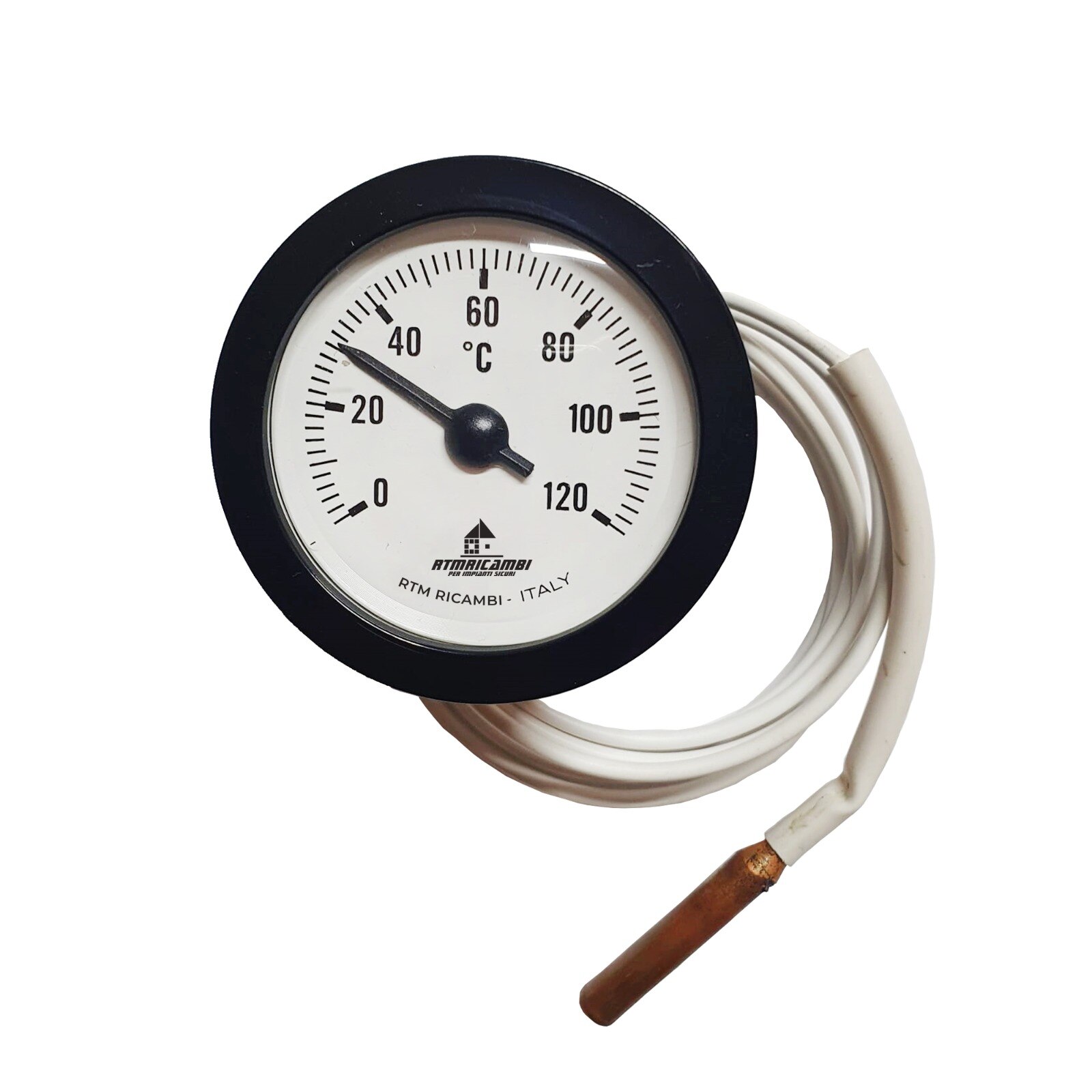 Termometru RTM DN52, cu capilar 1.5m, 120 C - eMAG.ro