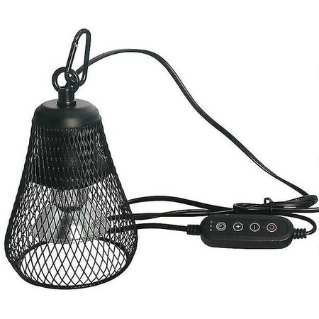 Lampa de incalzire pentru reptile, 50W, cu timer si intensitate ...