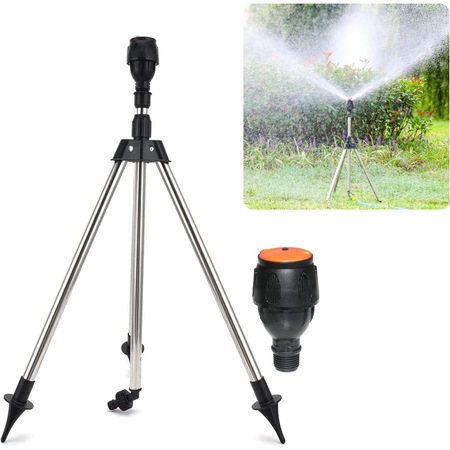 Aspersor cu spray fin, design cu trepied telescopic, pentru irigare pe ...