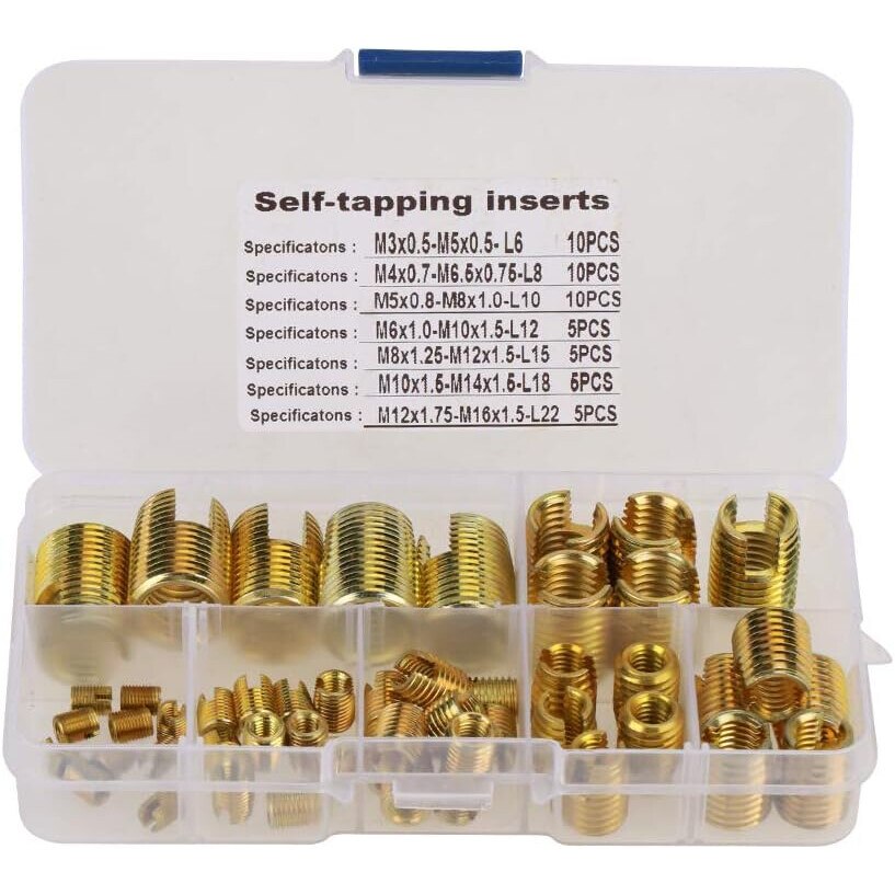 Insertii filetate interioare din inox Enforose, set 50 bucati ...