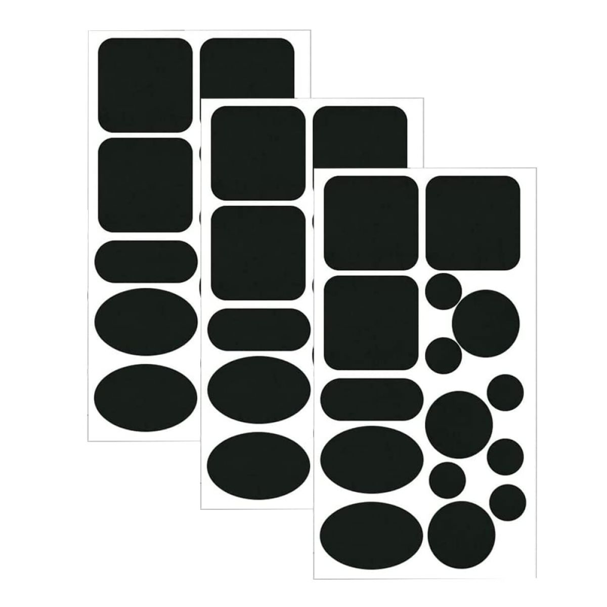 Set 3 folii petice autoadezive, poliester, pentru reparat jachete, 20 x ...