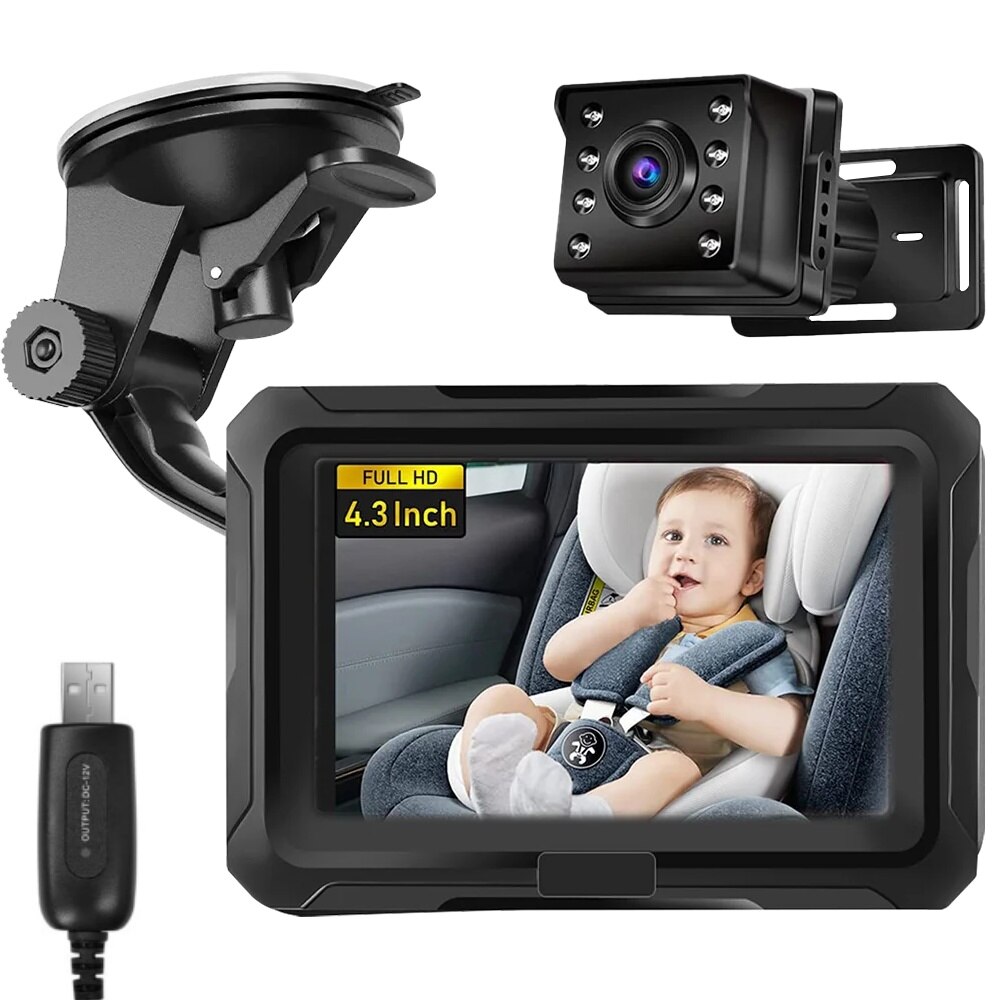 Camera Auto pentru Supraveghere Copii si Bebe in Scaun, GOSTOCK ...