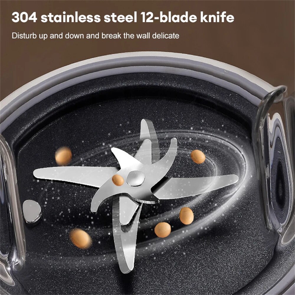 Blender MOSMAOO®, carte de retete, pahar gradat, spatula, 1 viteza, Alb ...