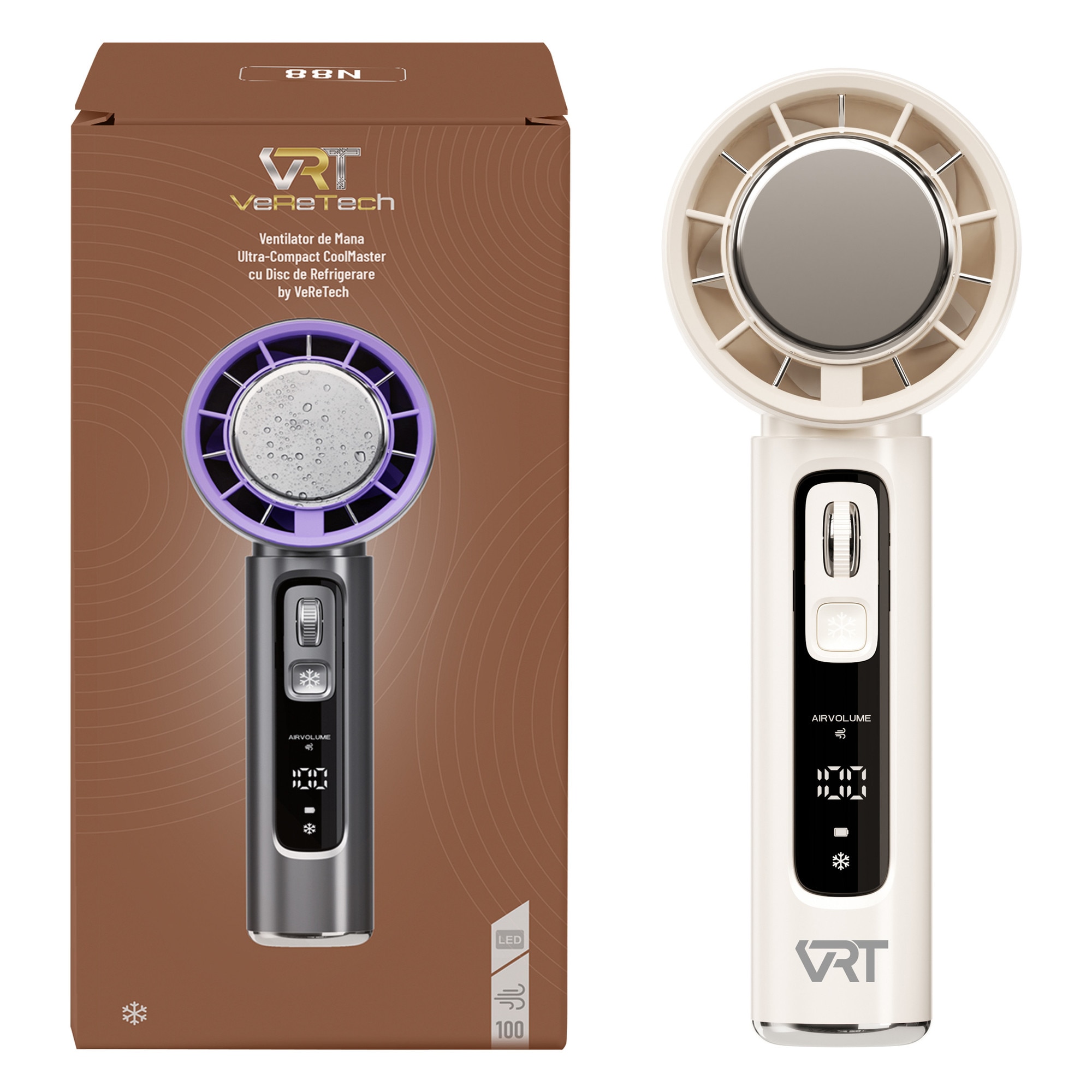 Ventilator de Mana Ultra-Compact CoolMaster by VeReTech, Portabil, cu ...