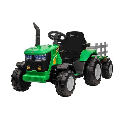Tractor electric pentru copii Nichiduta Track Green 90W cu telecomanda ...