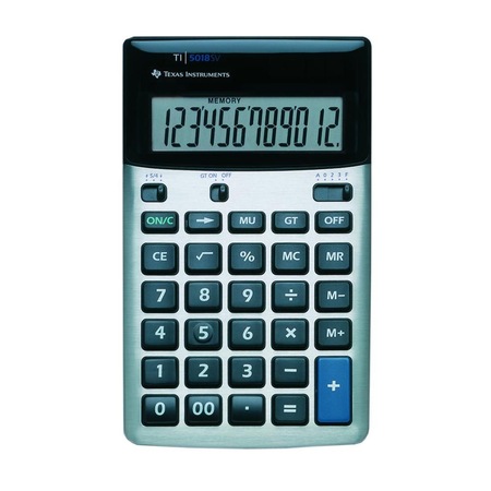 Настолен калкулатор Texas Instruments TI-5018 SV, Екран SuperView™, 12 ...