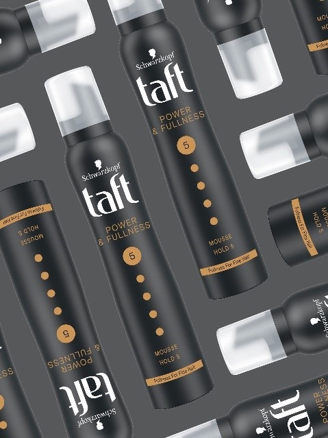 Spuma modelatoare Taft Power & Fullness, nivel fixare 5, formula vegana ...