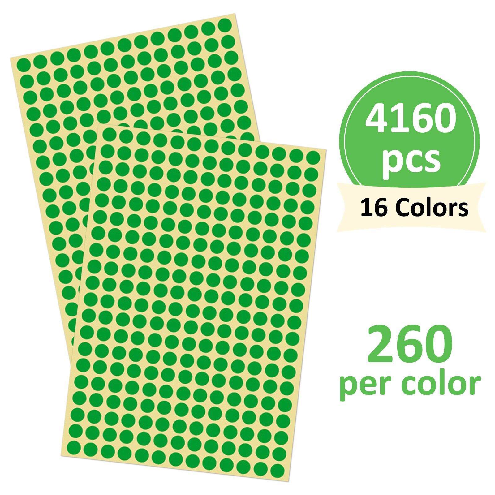 Etichete Colorate pentru Birou, Set de 16 Culori, Adeziv Special, Usor ...