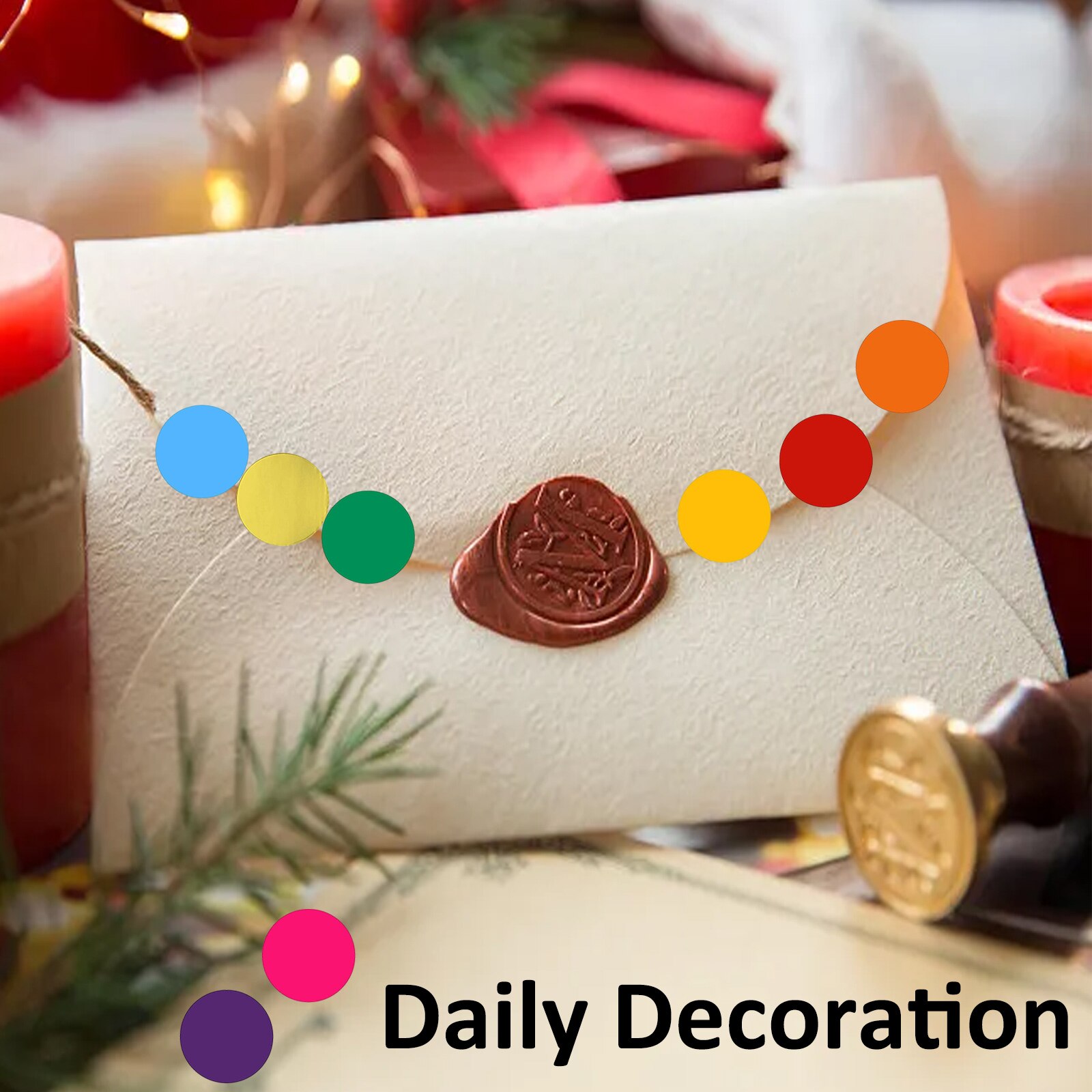 Etichete Colorate pentru Birou, Set de 16 Culori, Adeziv Special, Usor ...