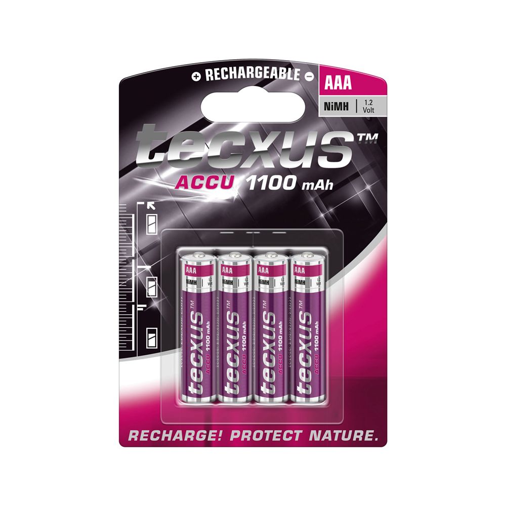 Acumulatori Tecxus AAA,R3, 1100 mAh, blister de 4 buc - eMAG.ro