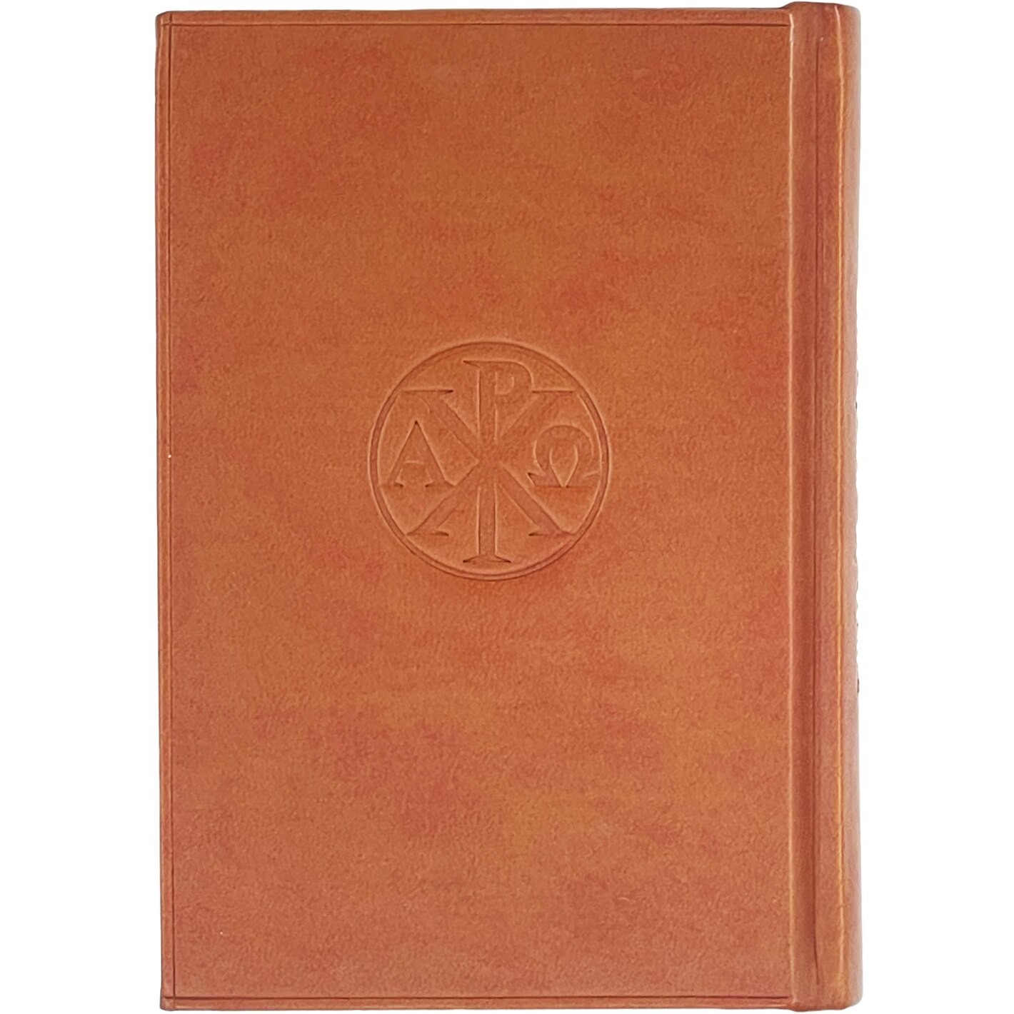 Carte de rugaciuni, cu scris mare, legata in piele ecologica maro si ...