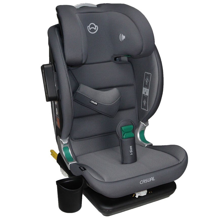 Scaun auto copii, Casual, Classfix Plus, 76 - 150 cm, 9 - 36 kg, Gri ...