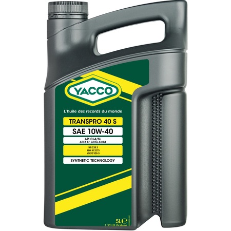 Ulei de motor YACCO TRANSPRO 40 S 10W-40 - 5L - eMAG.ro