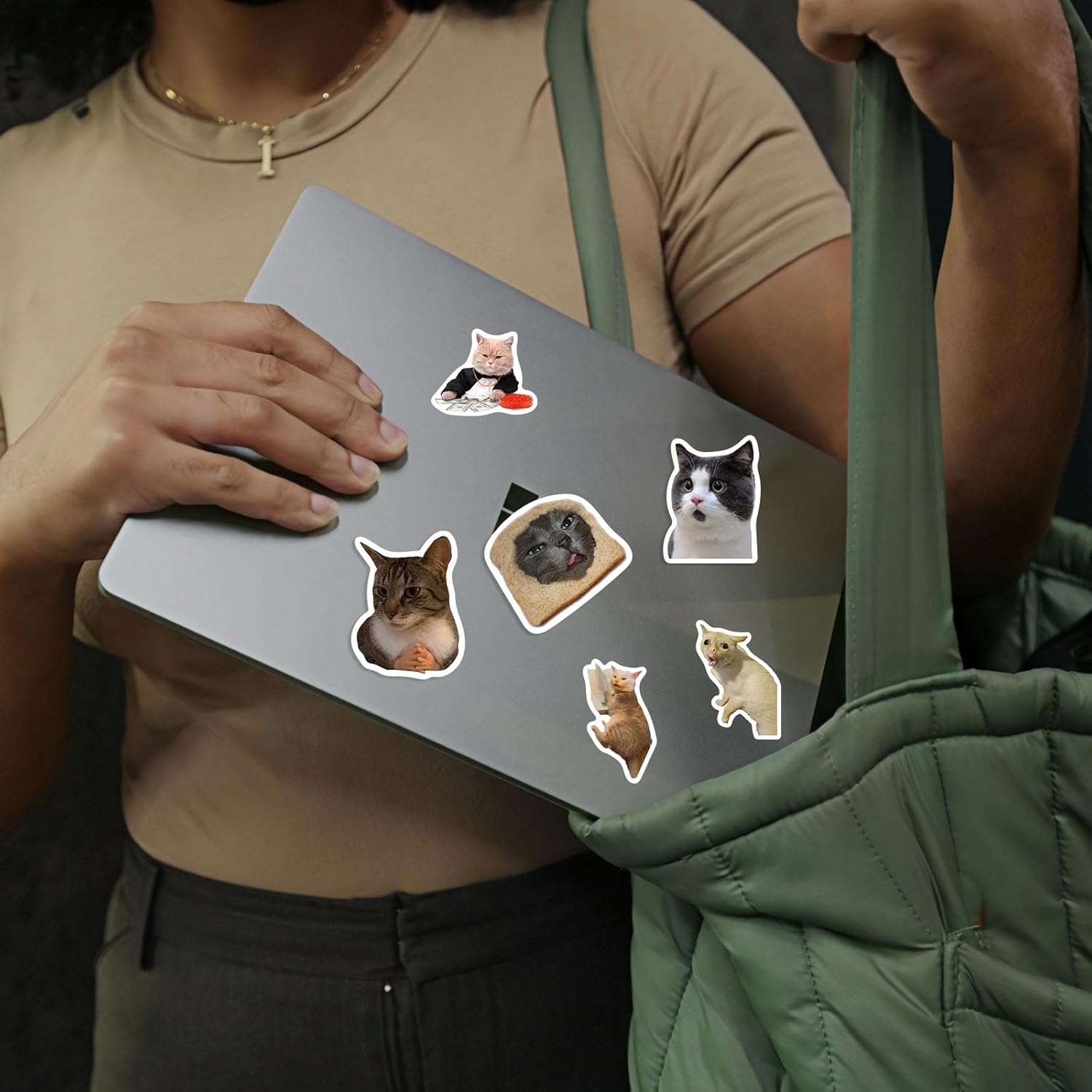 Caltucus Core® Set 50 Stickere Decorative, Pisici Haioase, Rezistente ...