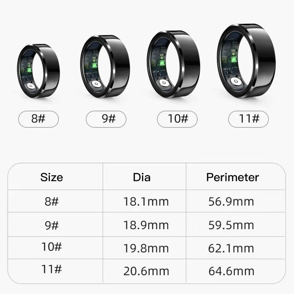 Inel Inteligent, Bluetooth, Cutie Incarcare Wireless, Monitorizeaza ...