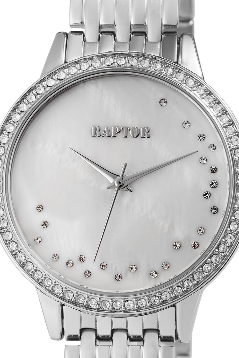 RAPTOR, Kvarc karóra logós számlappal, Ezüstszín - eMAG.hu