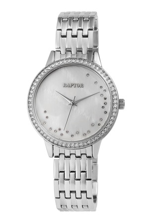 RAPTOR, Kvarc karóra logós számlappal, Ezüstszín - eMAG.hu