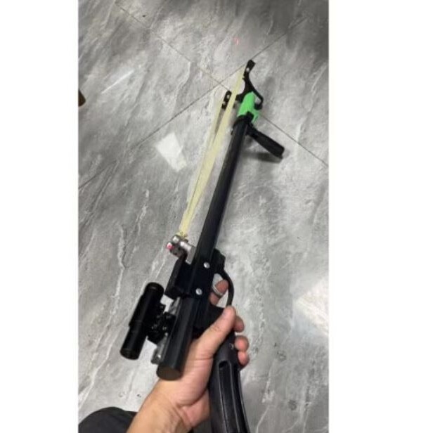 Set prastie profesionala, vanatoare cu laser si 200 bile,5 guma, XPRESS ...