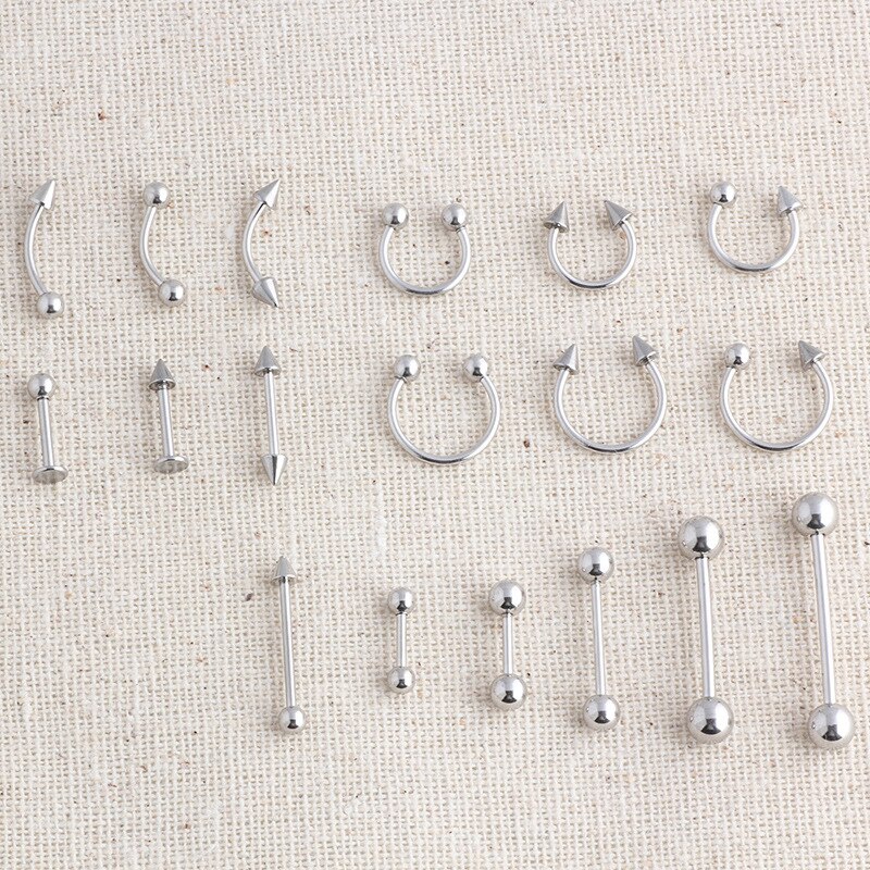 Set of 42 multifunctional piercing devices. piercing nas，articole ...