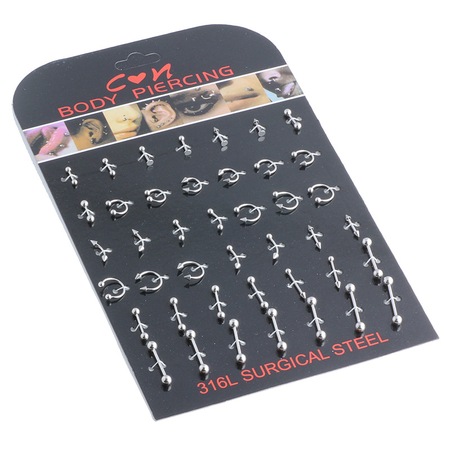 Set of 42 multifunctional piercing devices. piercing nas，articole ...