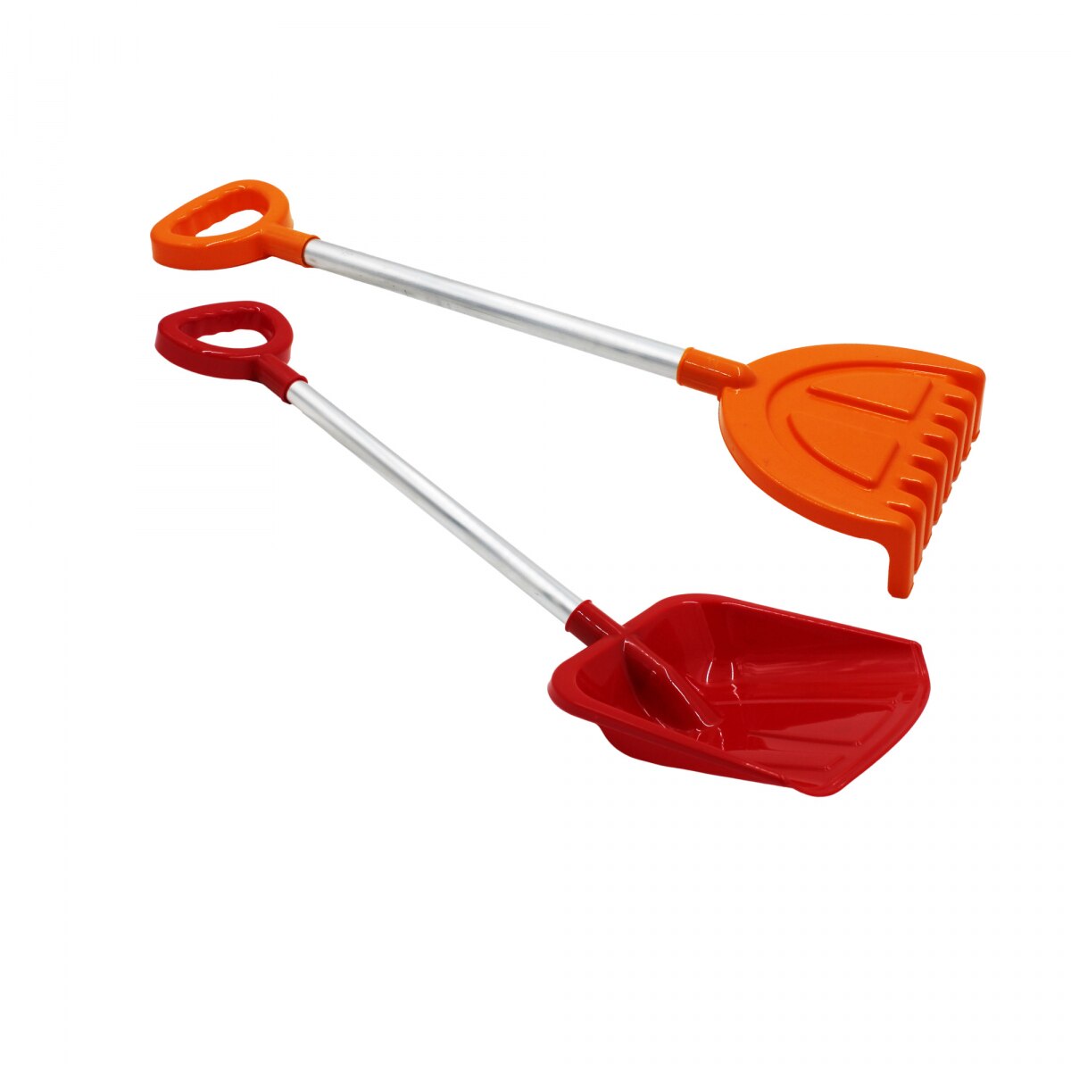 Set de joaca pentru nisip Baczek, lopata si grebla aluminiu, multicolor ...