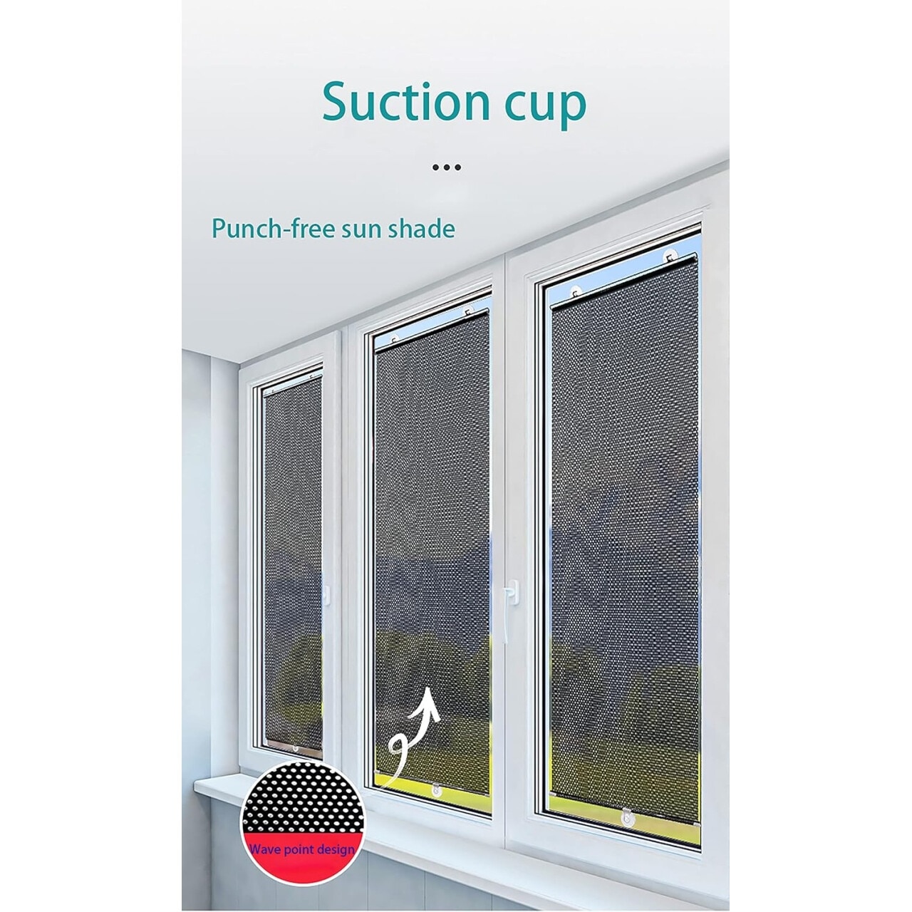 Jaluzea rulou pentru ferestre, universal, retractabil, pridere cu ...