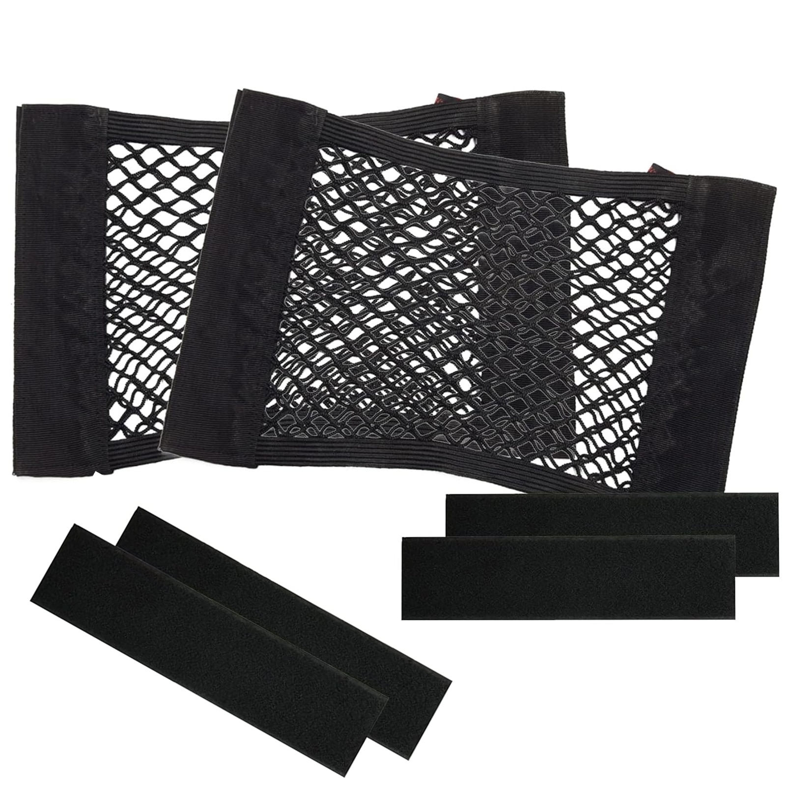 Set 2 Plasa elastica pentru masina, organizator portbagaj tip buzunar ...