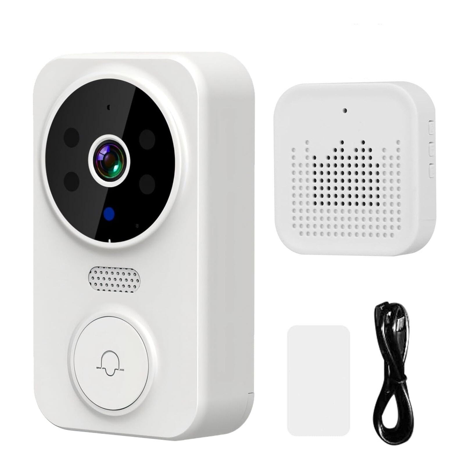 Sonerie wireless cu camera video, NUODWELL, Monitor de la distanta ...